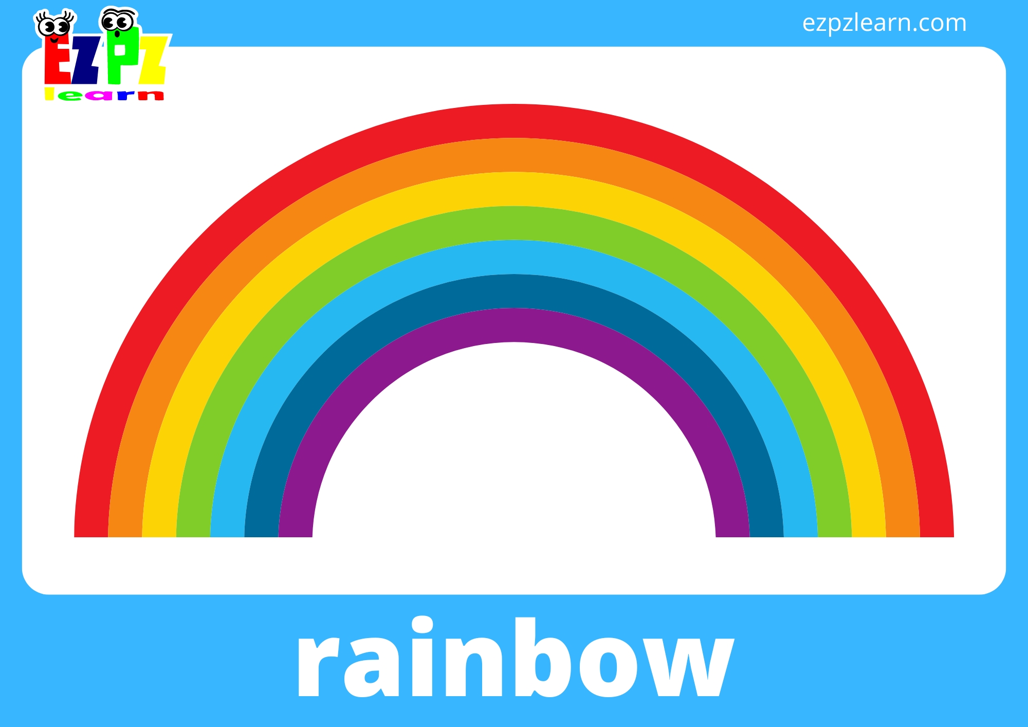 Weather Flashcards With Words View Online or Free PDF Download - Ezpzlearn.com